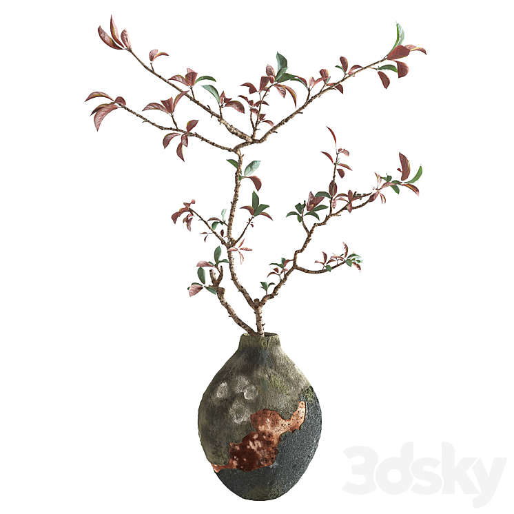 Dry Bouquet in a Vintage Pottery Pot – Art Azi Designs